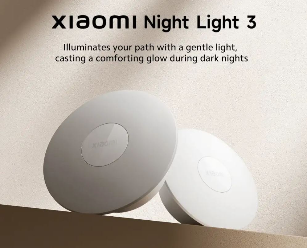 Xiaomi Night Light 3 CN – Motion Sensor LED, Rechargeable & Portable ...